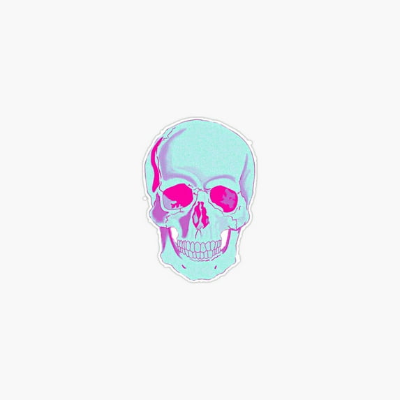 DOPASTICKER Skull Sticker, Phone Sticker Water Bottle Stickers Car ...