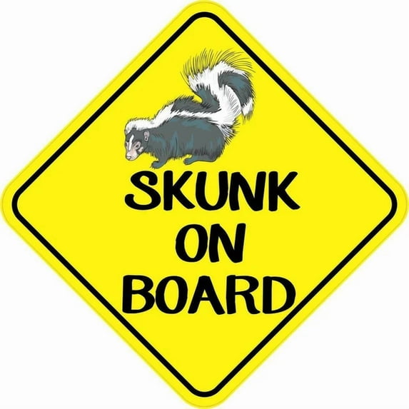 DOPASTICKER Skunk On Board Sticker Phone Sticker, Latop Sticker, Lover ...