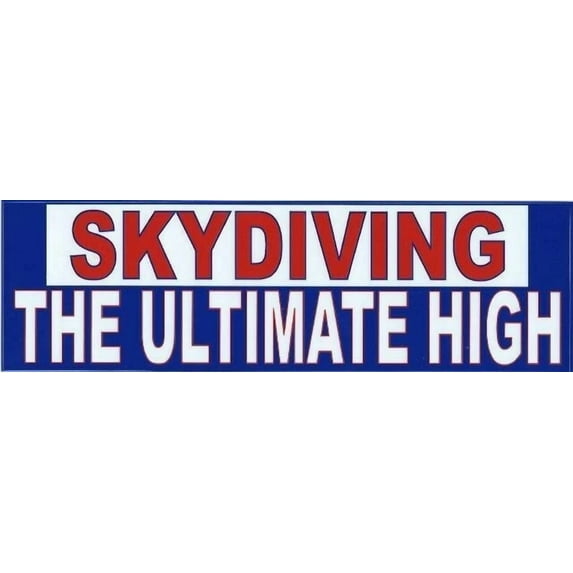 DOPASTICKER Skydiving Ultimate High Sticker Phone Sticker, Latop ...