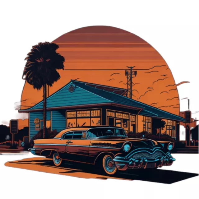 DOPASTICKER Skylark Car Sticker Vintage Muscle Classic Retro Summer ...