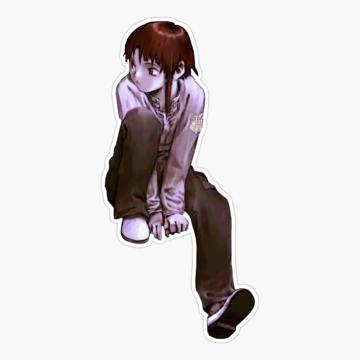 DOPASTICKER Slacker Lain Sticker, Phone Sticker Water Bottle Sticker ...