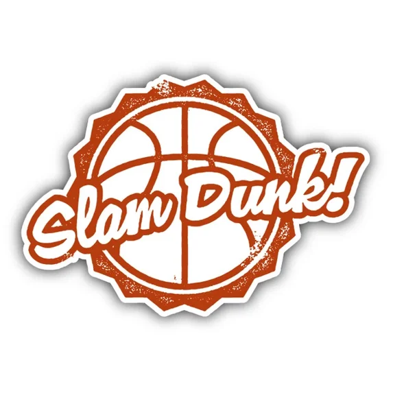 DOPASTICKER Slam Dunk Basketball Car Sticker Phone Decal Water Bottle ...