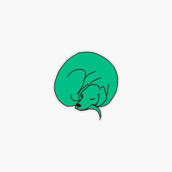 DOPASTICKER Sleepy Boy Sticker, Phone Sticker Water Bottle Sticker Car ...