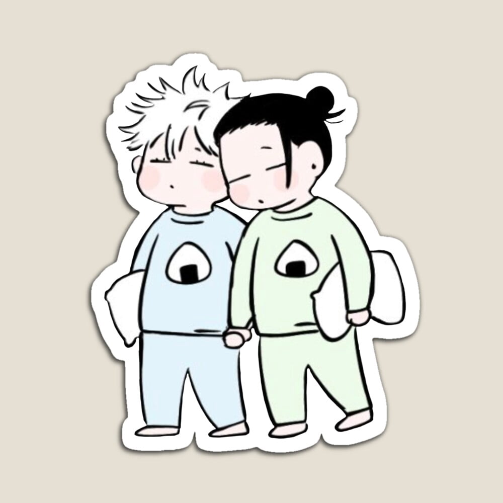 DOPASTICKER Sleepy Geto And G0Jo Decorative Laptop, Phone Stickers ...