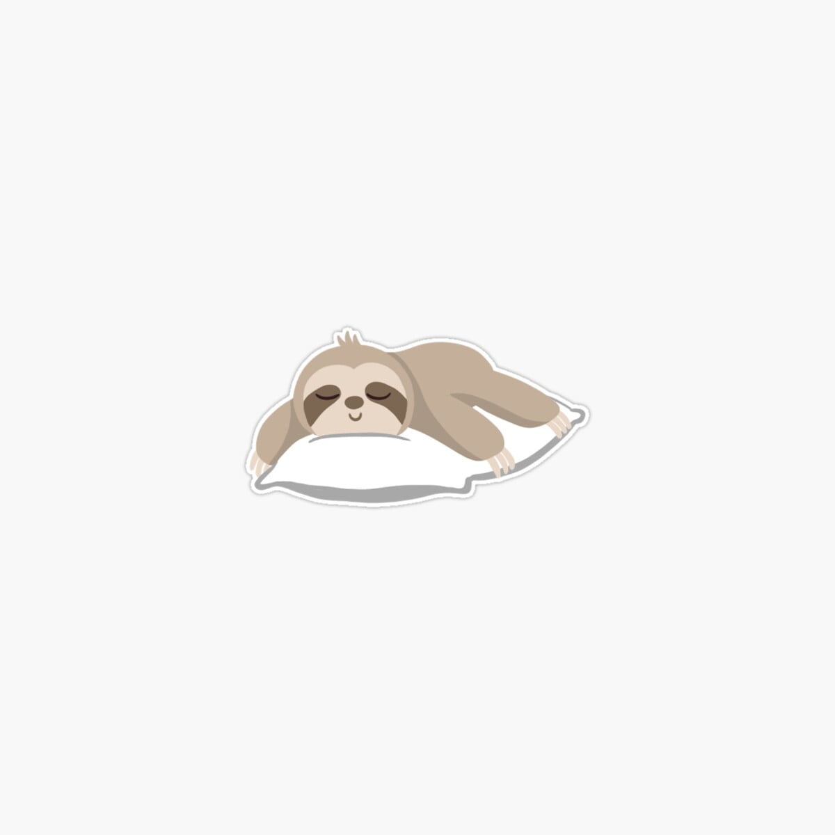 DOPASTICKER Sleepy Sloth Sticker, Phone Sticker Water Bottle Sticker ...