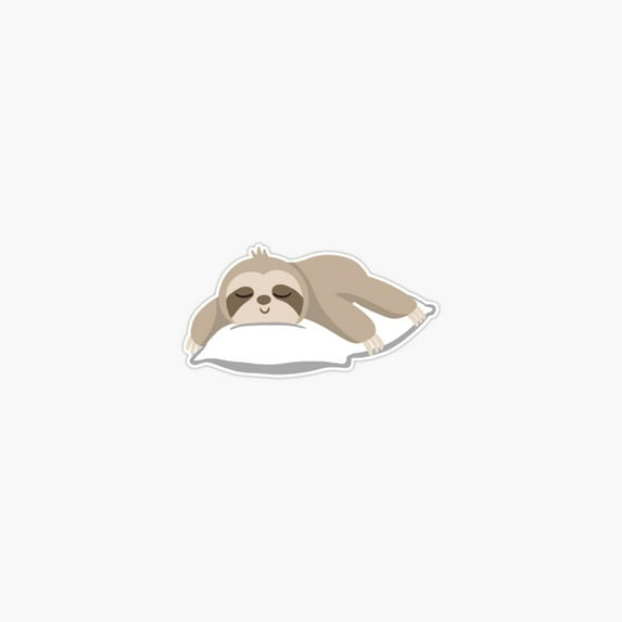 DOPASTICKER Sleepy Sloth Sticker, Phone Sticker Water Bottle Sticker ...