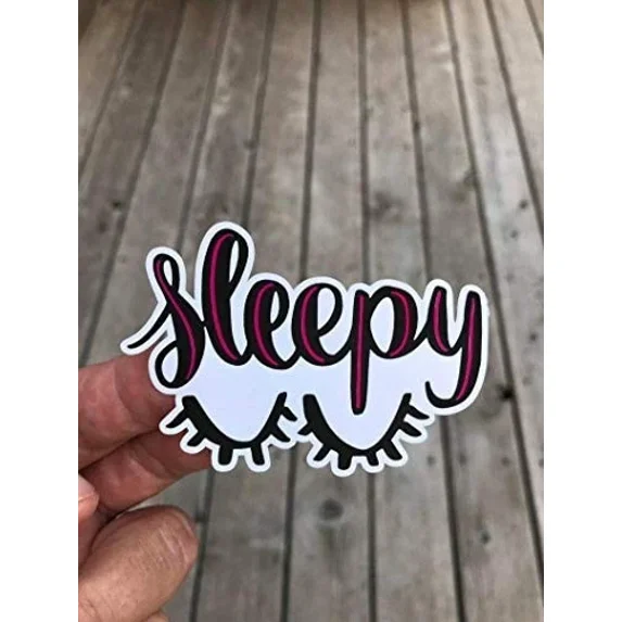 DOPASTICKER Sleepy Sticker Phone Decal Water Bottle Stickers, Cars ...
