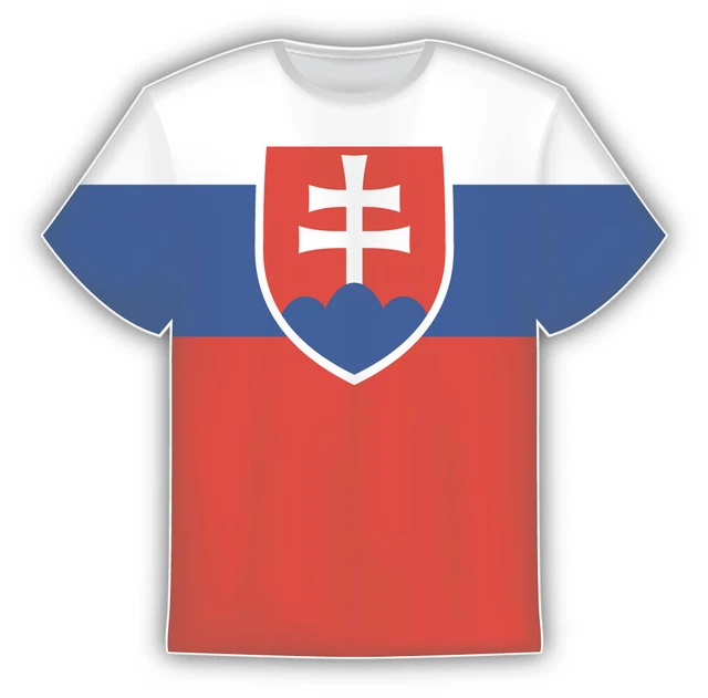DOPASTICKER Slovakia Flag Sticker In The Form Of T Shirt Sticker Phone ...