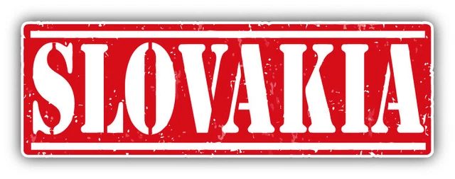 DOPASTICKER Slovakia Grunge Travel Sticker Decal Phone Decal Water ...