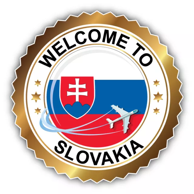 DOPASTICKER Slovakia Travel Welcome Sticker Decal Phone Decal Water ...