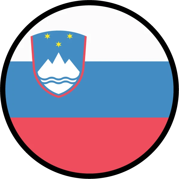 DOPASTICKER Slovenia Flag Circle Sticker Decal Phone Decal Water Bottle ...