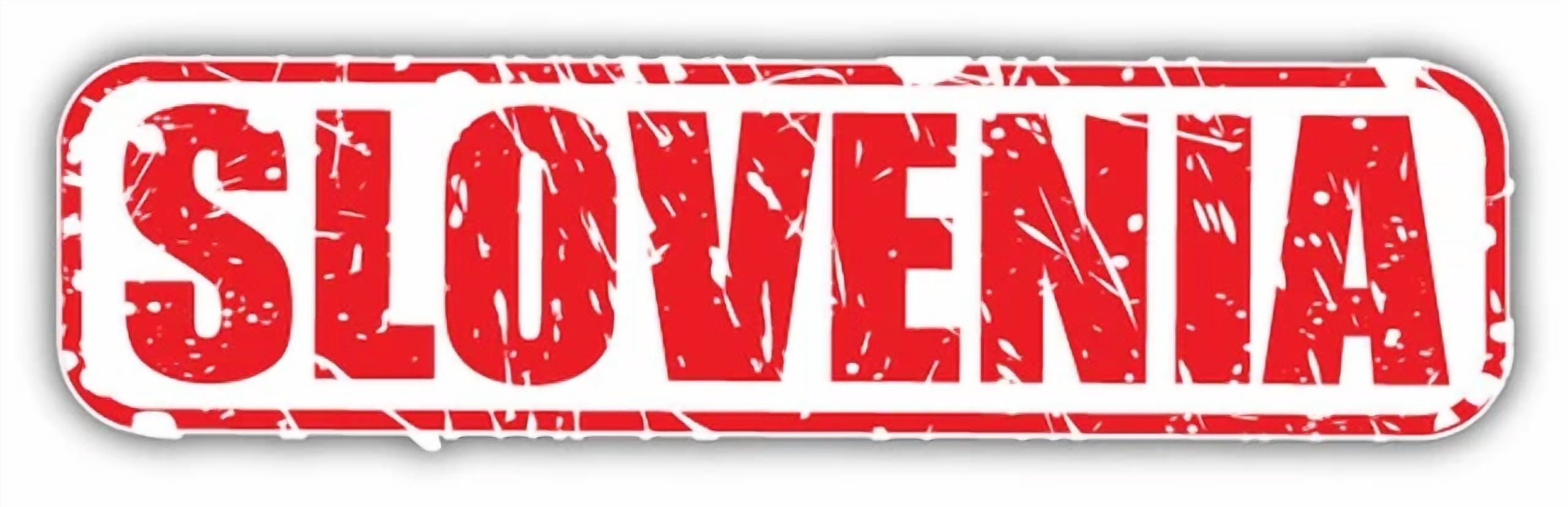 DOPASTICKER Slovenia Grunge Sticker Decal Phone Decal Water Bottle ...