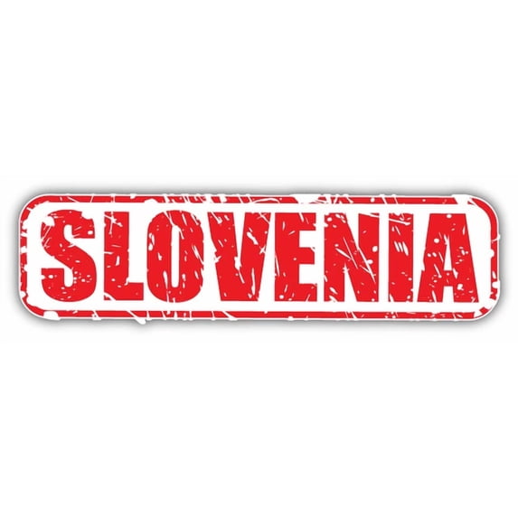 DOPASTICKER Slovenia Grunge Sticker Decal Phone Decal Water Bottle ...