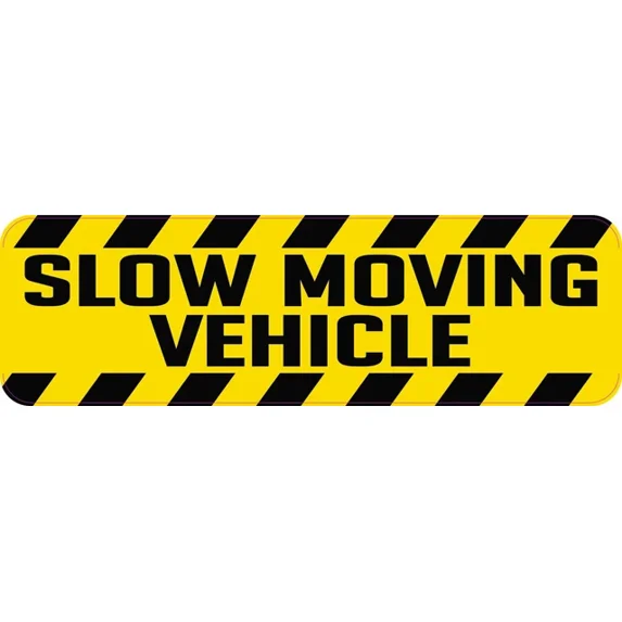 DOPASTICKER Slow Moving Vehicle Warning Sticker Phone Sticker, Latop ...