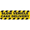 DOPASTICKER Slow Vehicle Cake Delivery Sticker Car Truck Sticker Phone ...