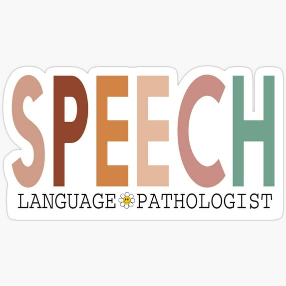 DOPASTICKER Slp Retro Speech Therapy Speech Language Pathologist ...