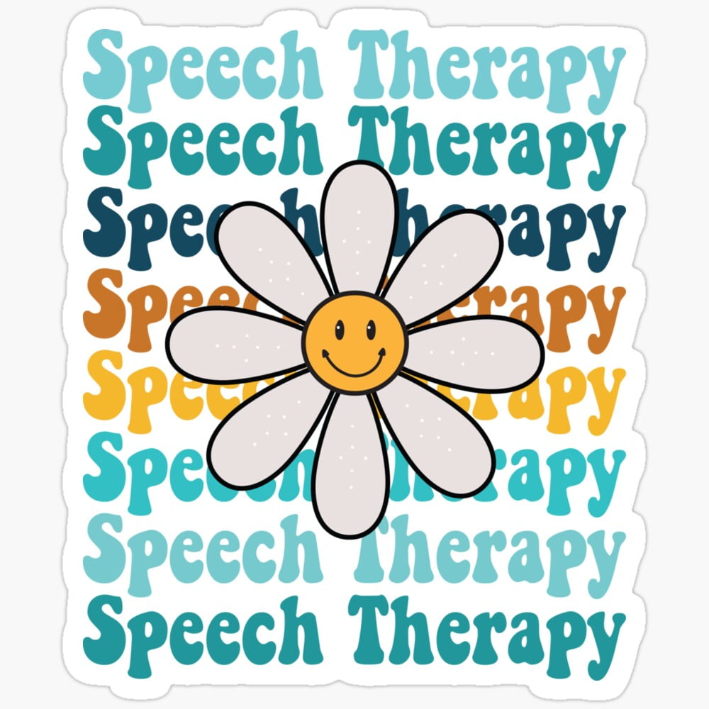 DOPASTICKER Slp Retro Speech Therapy Speech Language Pathologist ...