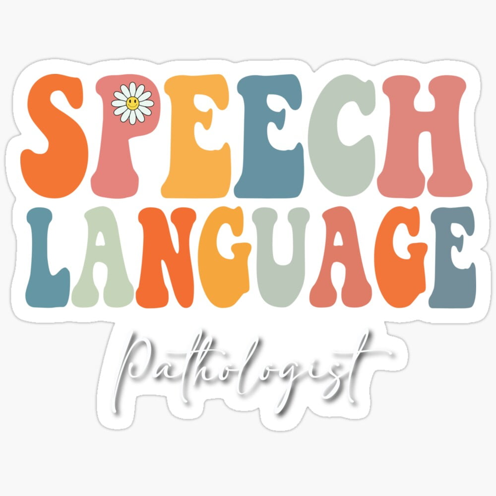 DOPASTICKER Slp Speech Language Pathologist Speech Therapy Pathology ...