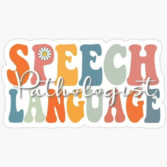 DOPASTICKER Slp Speech Language Pathologist Speech Therapy Pathology ...