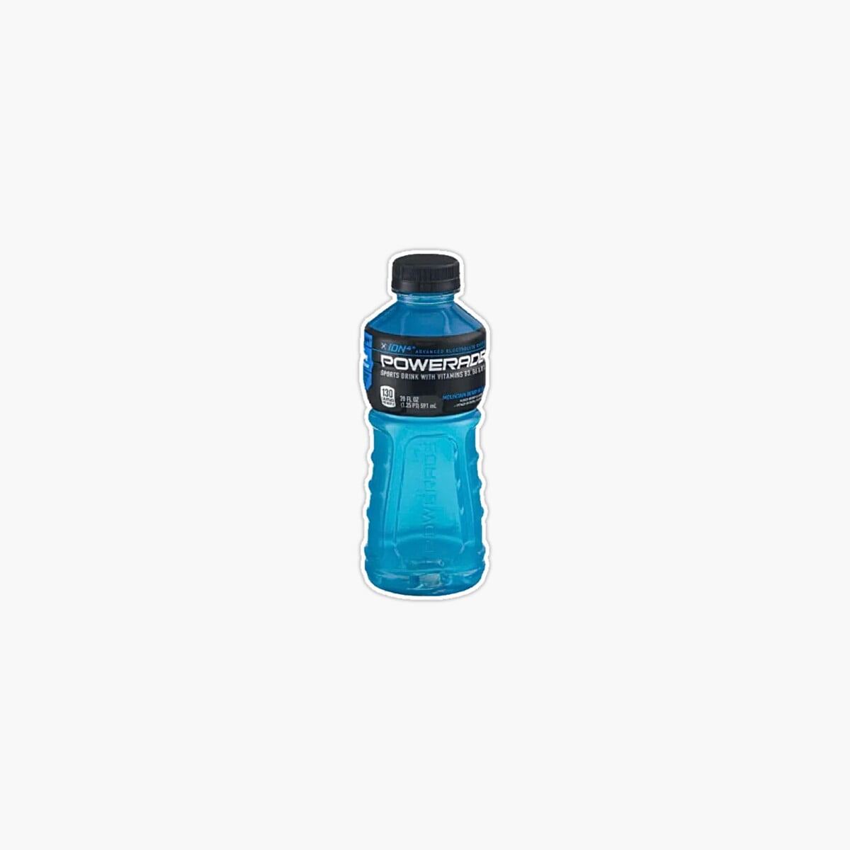 DOPASTICKER Small Blue Powerade Bottle Sticker, Phone Sticker Car ...