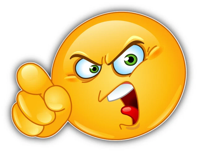 DOPASTICKER Smile Angry Car Sticker Phone Water Bottle Stickers, Cars ...