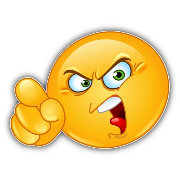 DOPASTICKER Smile Angry Sticker Decal Phone Decal Water Bottle Stickers ...