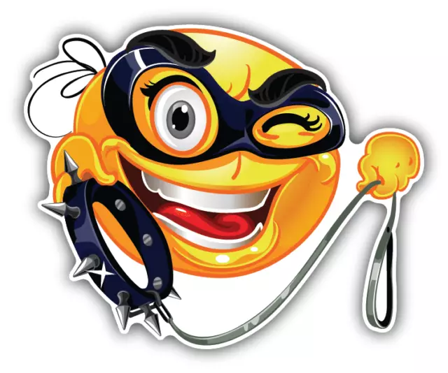 DOPASTICKER Smile Collar Sticker Decal Phone Decal Water Bottle ...