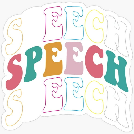 DOPASTICKER Smile Face Speech Therapy Speech Language Pathologist ...