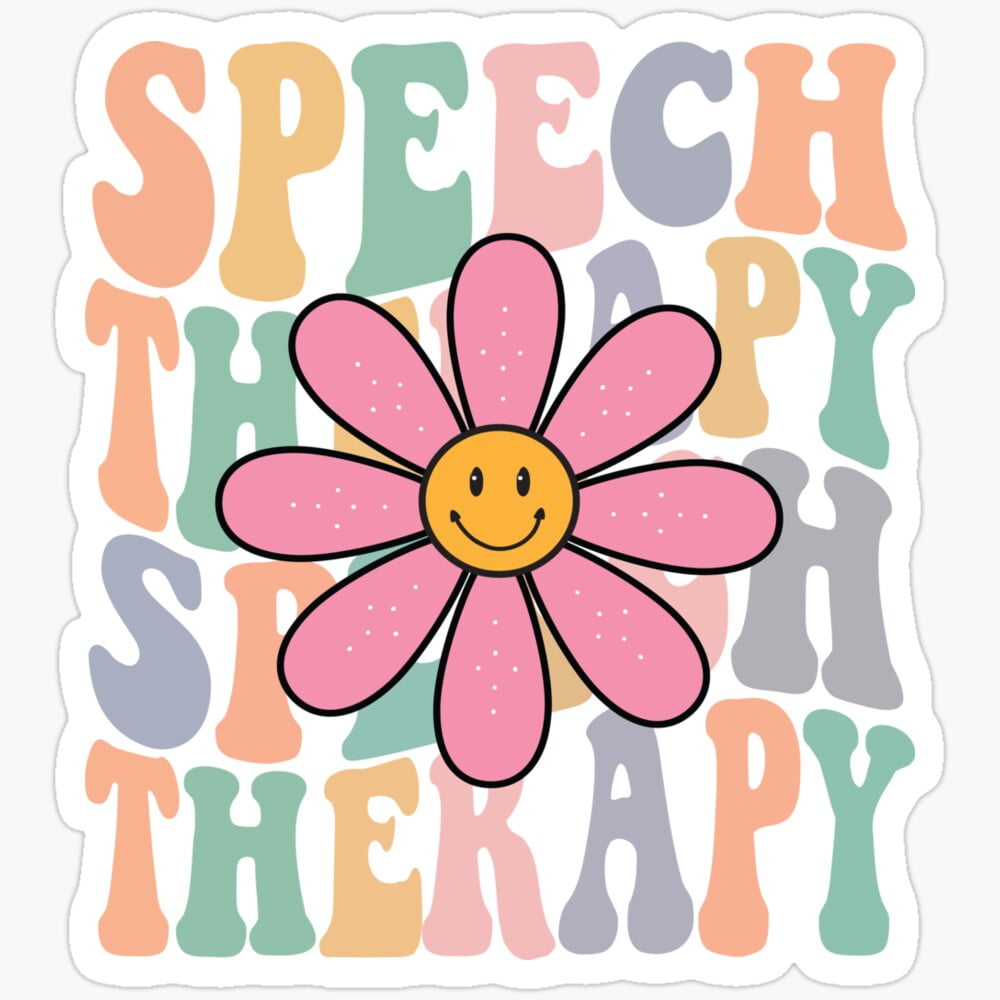 DOPASTICKER Smile Face Speech Therapy Speech Language Pathologist ...