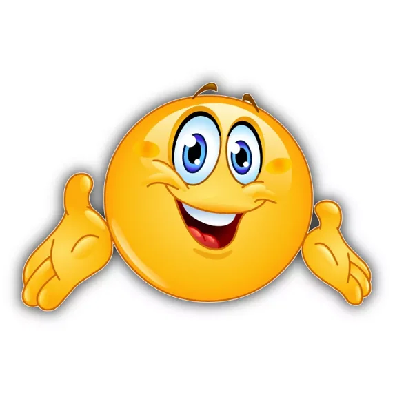 DOPASTICKER Smile Hands Car Bumper Sticker Decal Gift You - Decorative ...