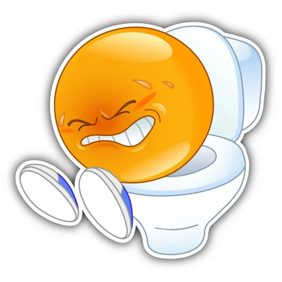 DOPASTICKER Smile In Toilet Car Bumper Sticker Gift You, Phone Sticker ...