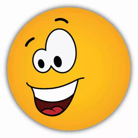 DOPASTICKER Smile Kind Emotion Cartoon Sticker Decal Phone Decal Water ...