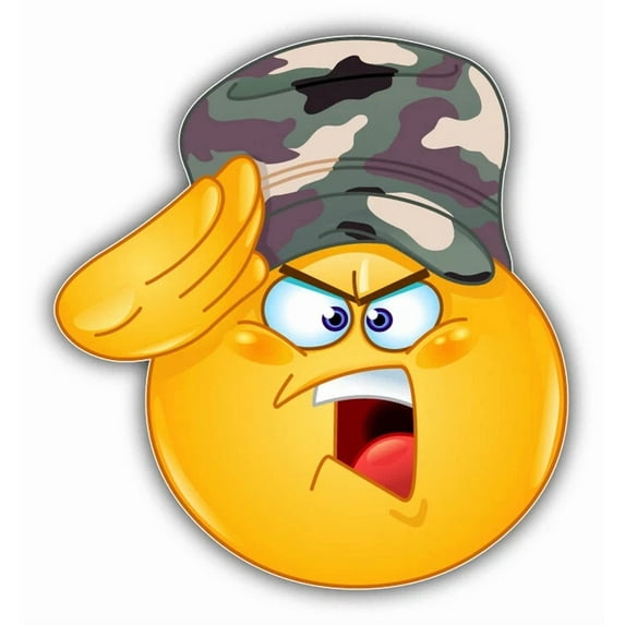 DOPASTICKER Smile Military Car Sticker Phone Water Bottle Stickers ...