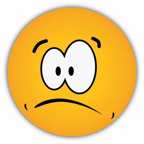 DOPASTICKER Smile Surprised Emotion Cartoon Sticker Decal Phone Decal ...