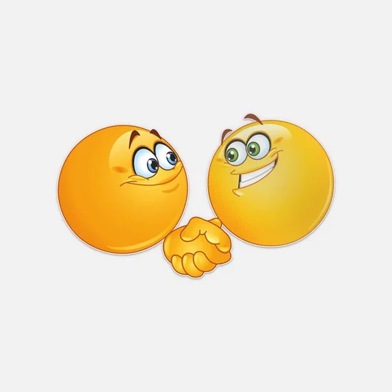 DOPASTICKER Smiley Friends Sticker Decal Phone Decal Water Bottle ...