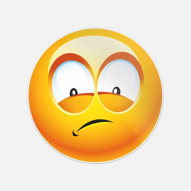 DOPASTICKER Smiley Pained Sticker Decal Phone Decal Water Bottle ...