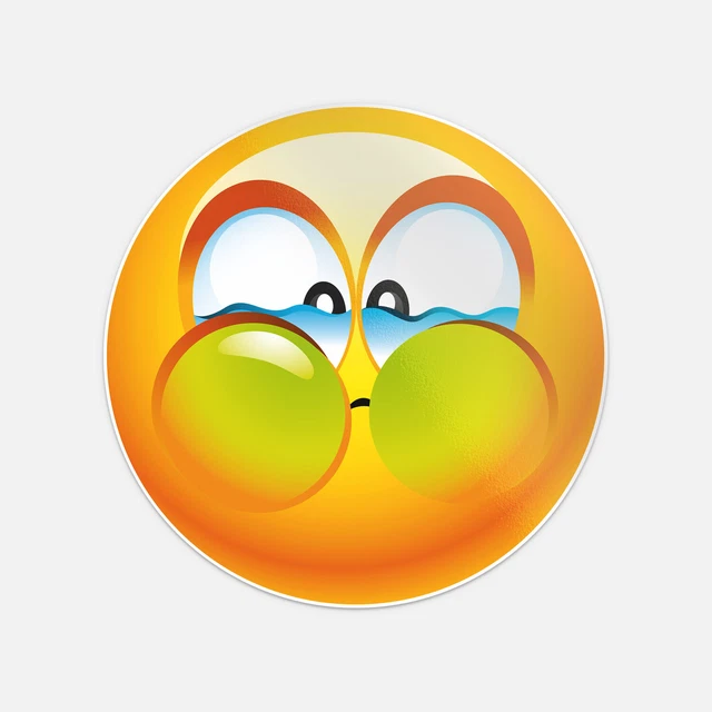 DOPASTICKER Smiley Poisoned Sticker Decal Phone Decal Water Bottle ...