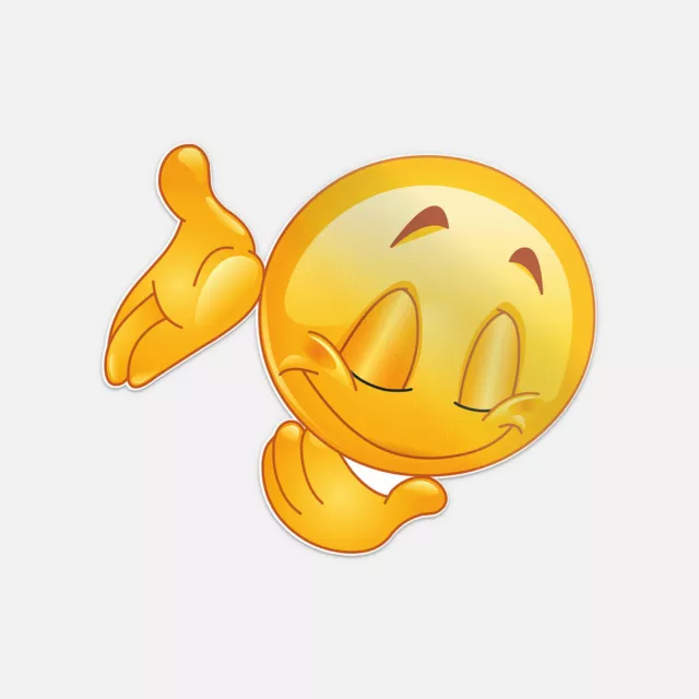 DOPASTICKER Smiley Regards Sticker Decal Phone Decal Water Bottle ...