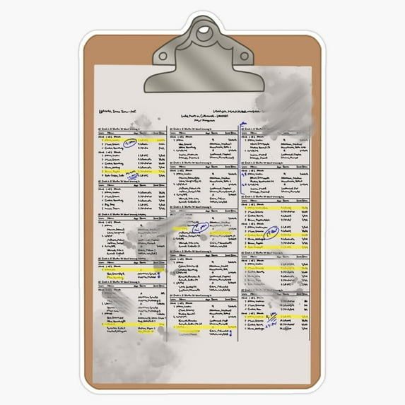 DOPASTICKER Smudgy Heat Sheet Sticker, Phone Sticker Water Bottle ...