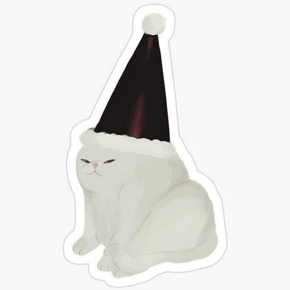 DOPASTICKER Smug Cat Sticker Phone Sticker, Latop Sticker, Lover Gift ...
