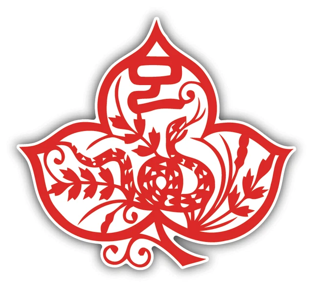 DOPASTICKER Snake Chinese Zodiac Sign Car Sticker Phone Water Bottle ...