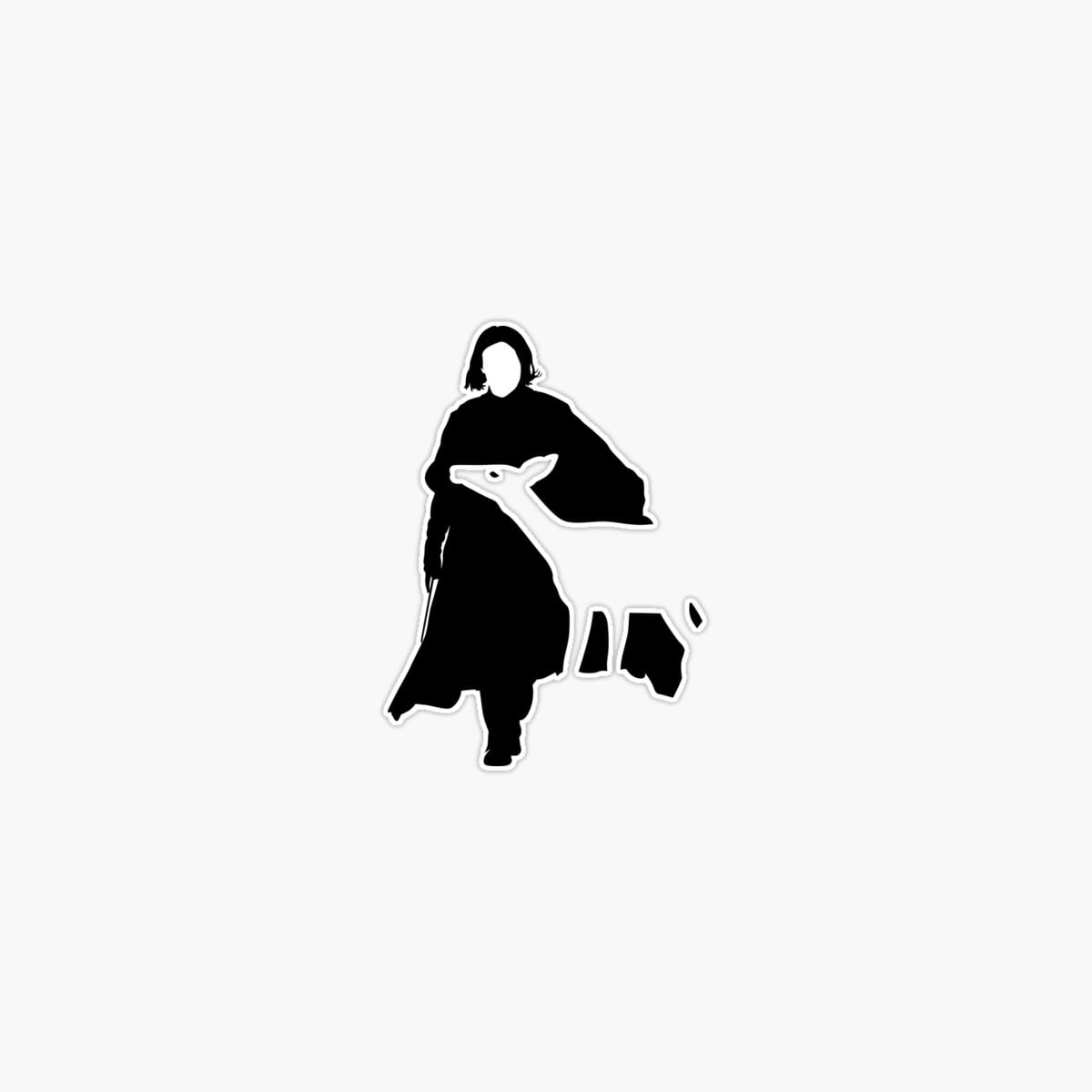 DOPASTICKER Snape Doe Sticker, Phone Sticker Car Stickers, Birthday ...