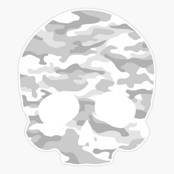 DOPASTICKER Snow Camo Sticker, Phone Sticker Water Bottle Sticker Car ...