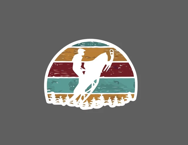 DOPASTICKER Snow Mobile Sticker Up North Travel Winter Sticker Phone ...