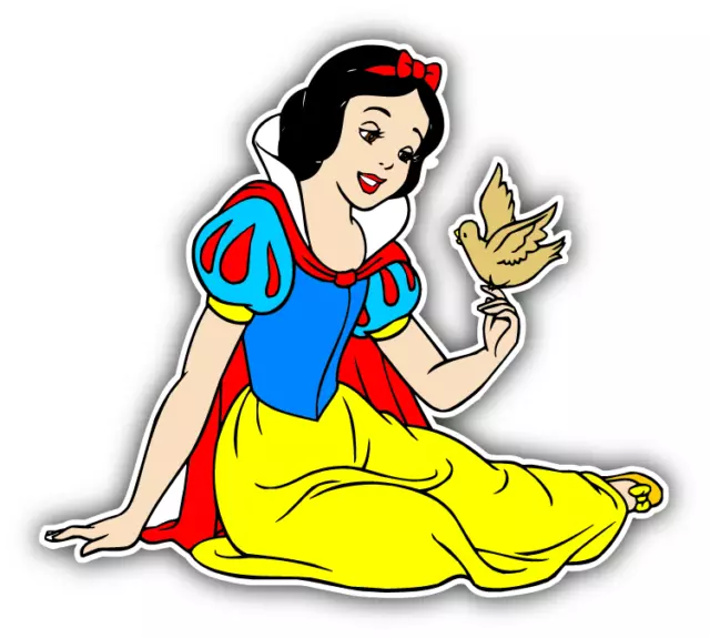 DOPASTICKER Snow White Cartoon Car Sticker Decal Phone Decal Water ...