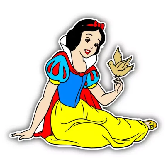DOPASTICKER Snow White Cartoon Car Sticker Decal Phone Decal Water ...