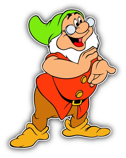 DOPASTICKER Snow White Doc Cartoon Car Sticker Decal Phone Decal Water ...