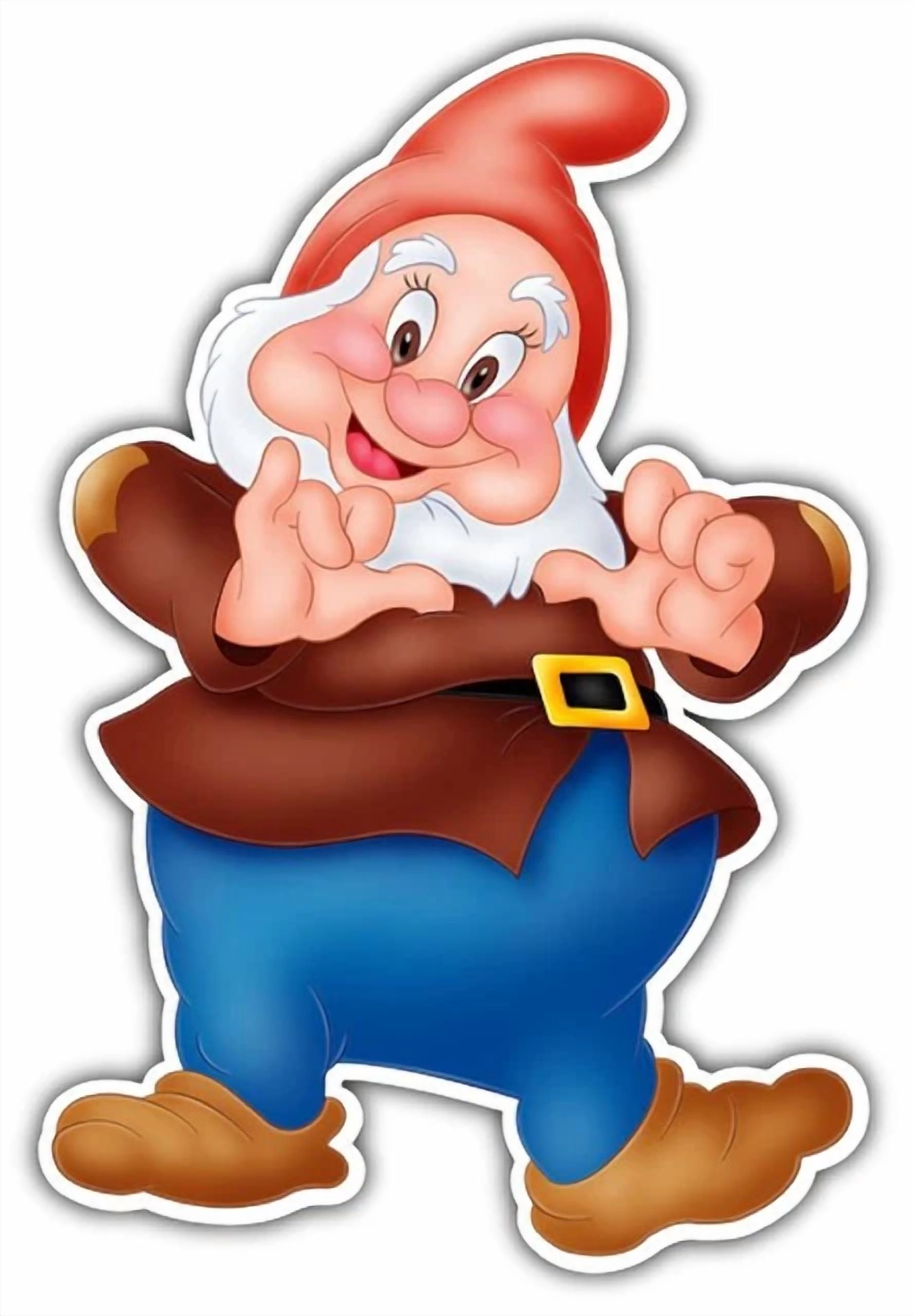 DOPASTICKER Snow White Happy Cartoon Sticker Decal Phone Decal Water ...