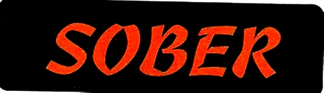 DOPASTICKER Sober Sticker Hard Hat Sticker Phone Decal Water Bottle ...