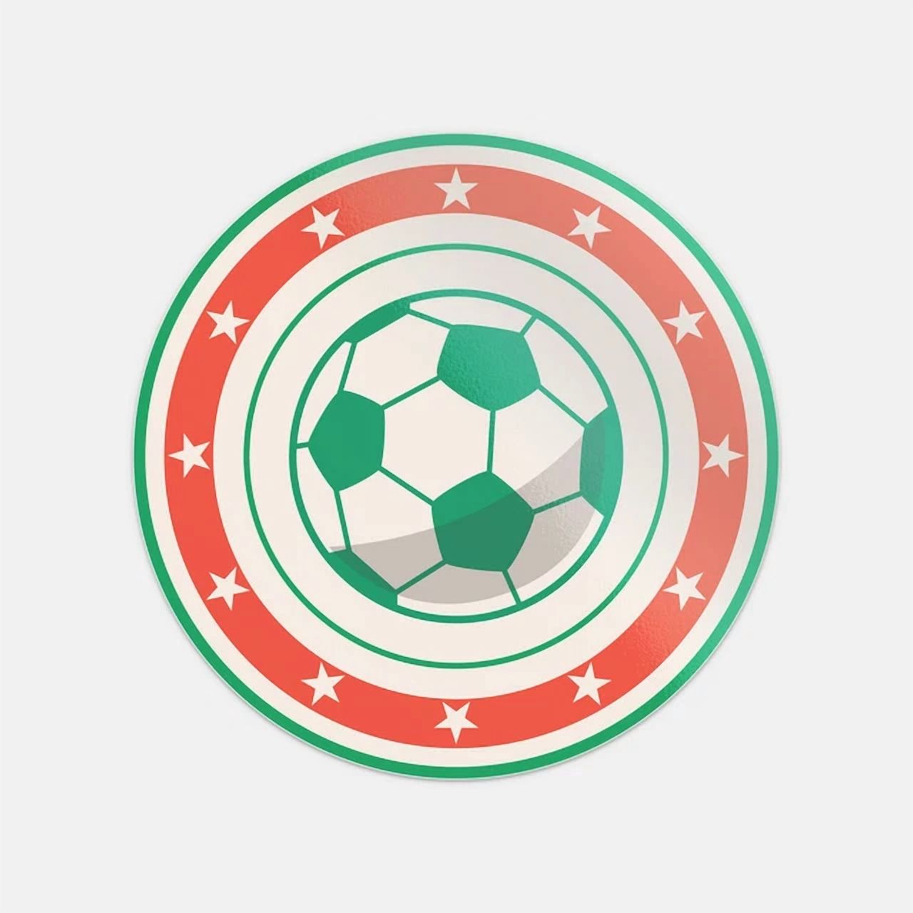 DOPASTICKER Soccer Ball Stars Badge Football World Cup Sport Sticker ...